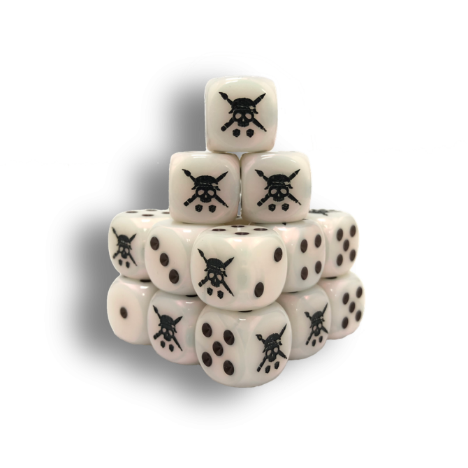 Red Pearl Dice - Tabletop Tactics