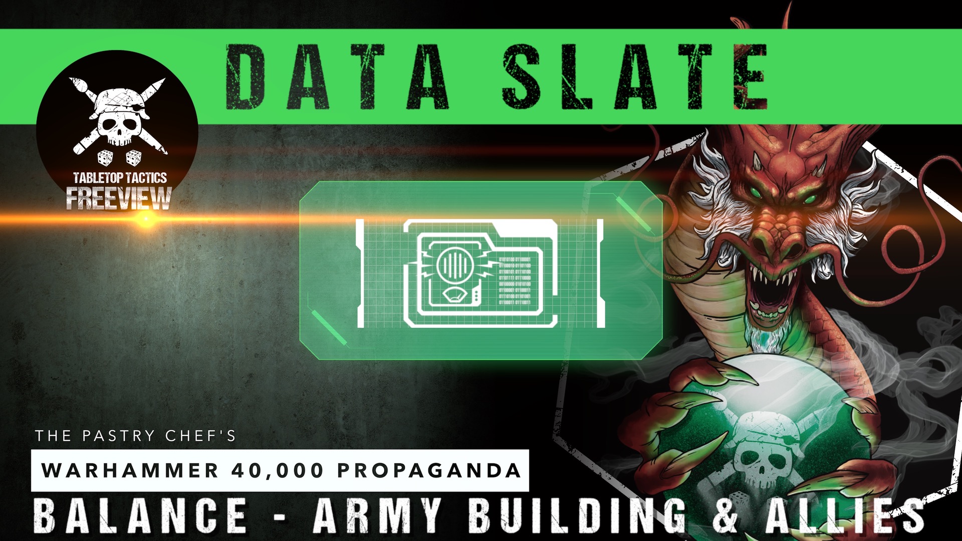Warhammer 40k Propaganda Data Slate: Balance - Army Building & Allies ...