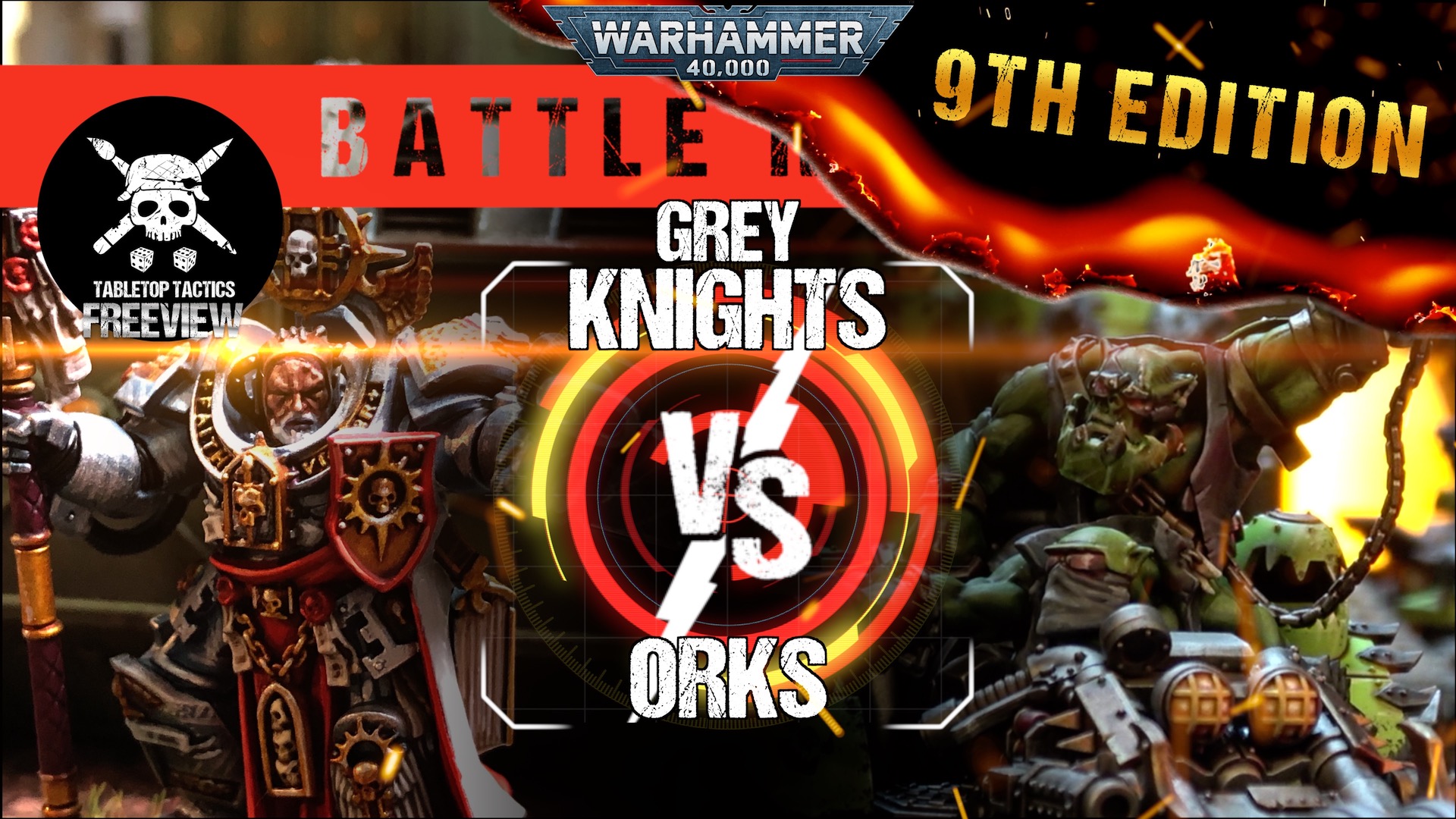 Grey Knights vs Orks 2000pts | Warhammer 40,000 Battle Report ...