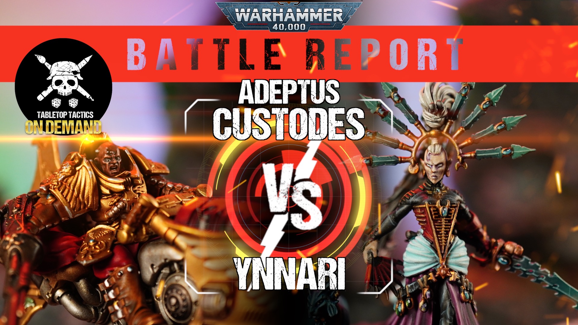 Adeptus Custodes vs Ynnari 2000pts | Warhammer 40,000 9th Ed Battle ...