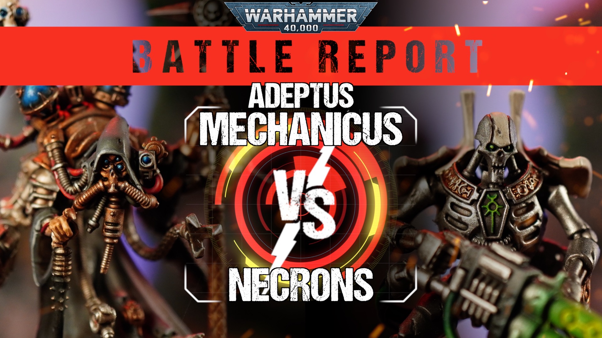 Adeptus Mechanicus vs Necrons 2000pts | Warhammer 40,000 Battle Report ...