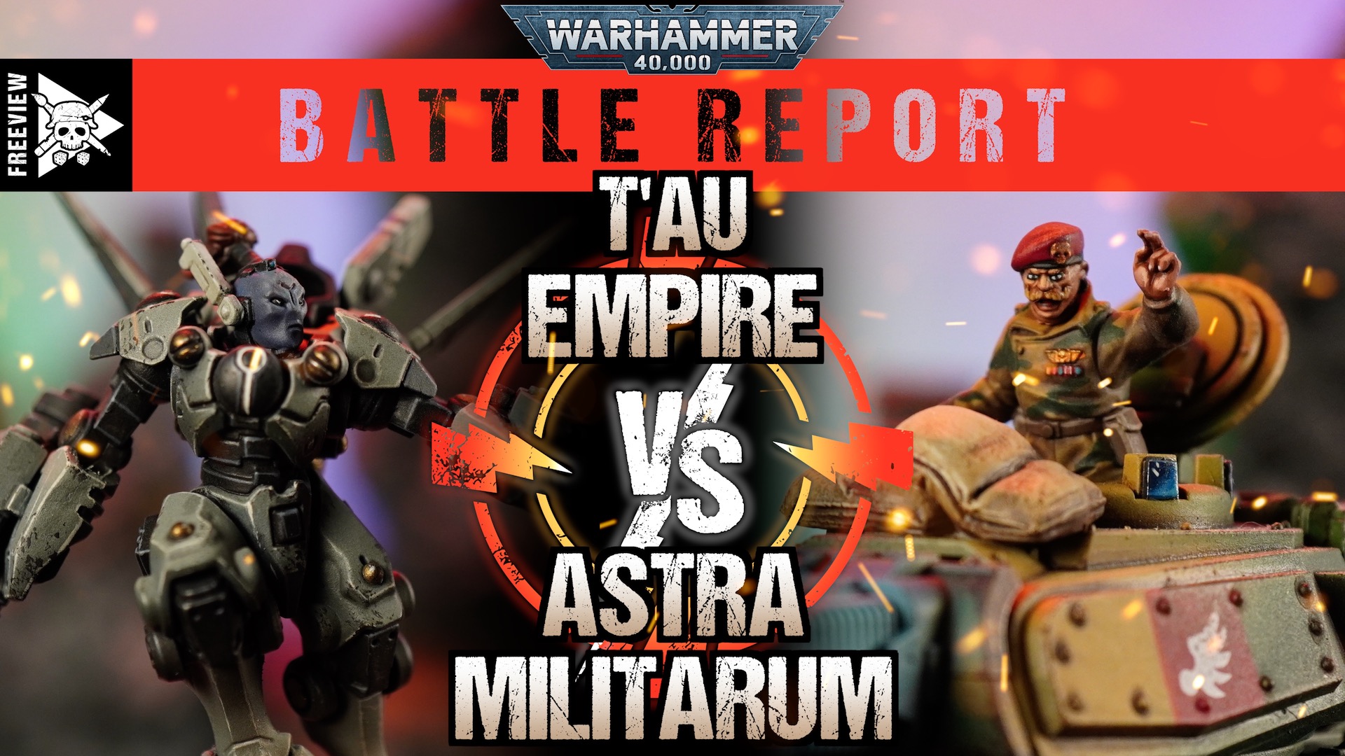 T'au Empire vs Astra Militarum 2000pts | Warhammer 40,000 Battle Report ...
