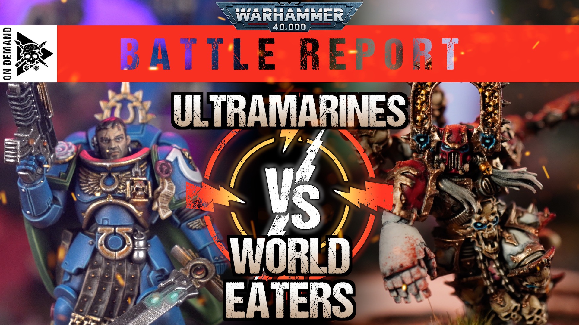 Ultramarines vs World Eaters 2000pts | Warhammer 40,000 Battle Report ...