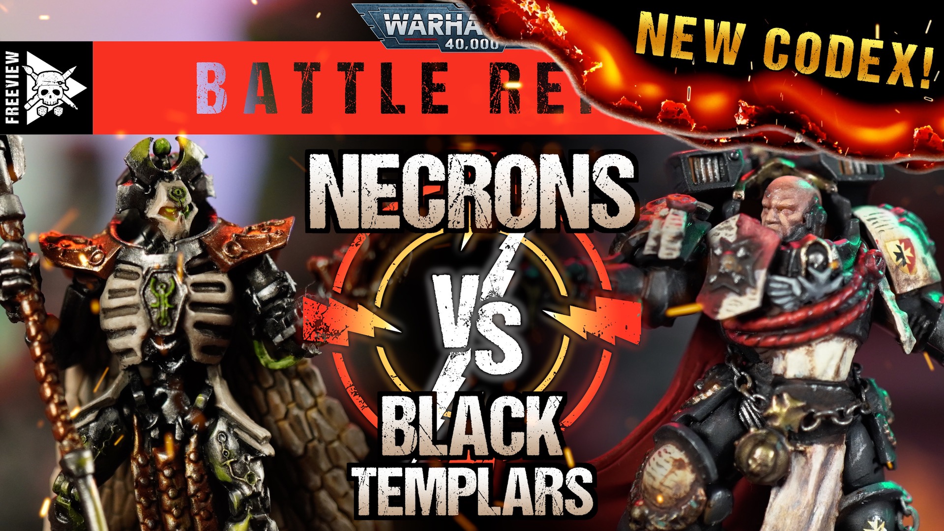 **NEW CODEX!** Necrons vs Black Templars 2000pts | Warhammer 40,000 ...