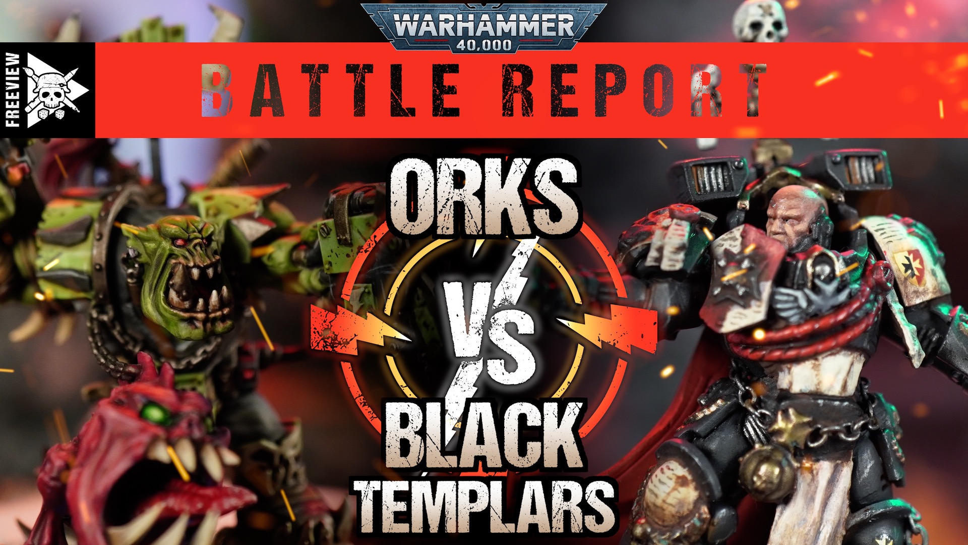 Orks vs Black Templars 2000pts | Warhammer 40,000 Battle Report ...