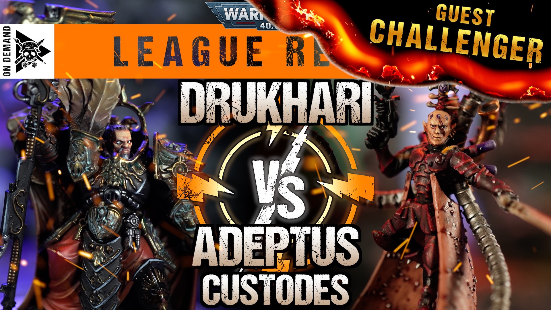 Drukhari vs Custodes 2,000pts | Warhammer 40,000 League Report ...