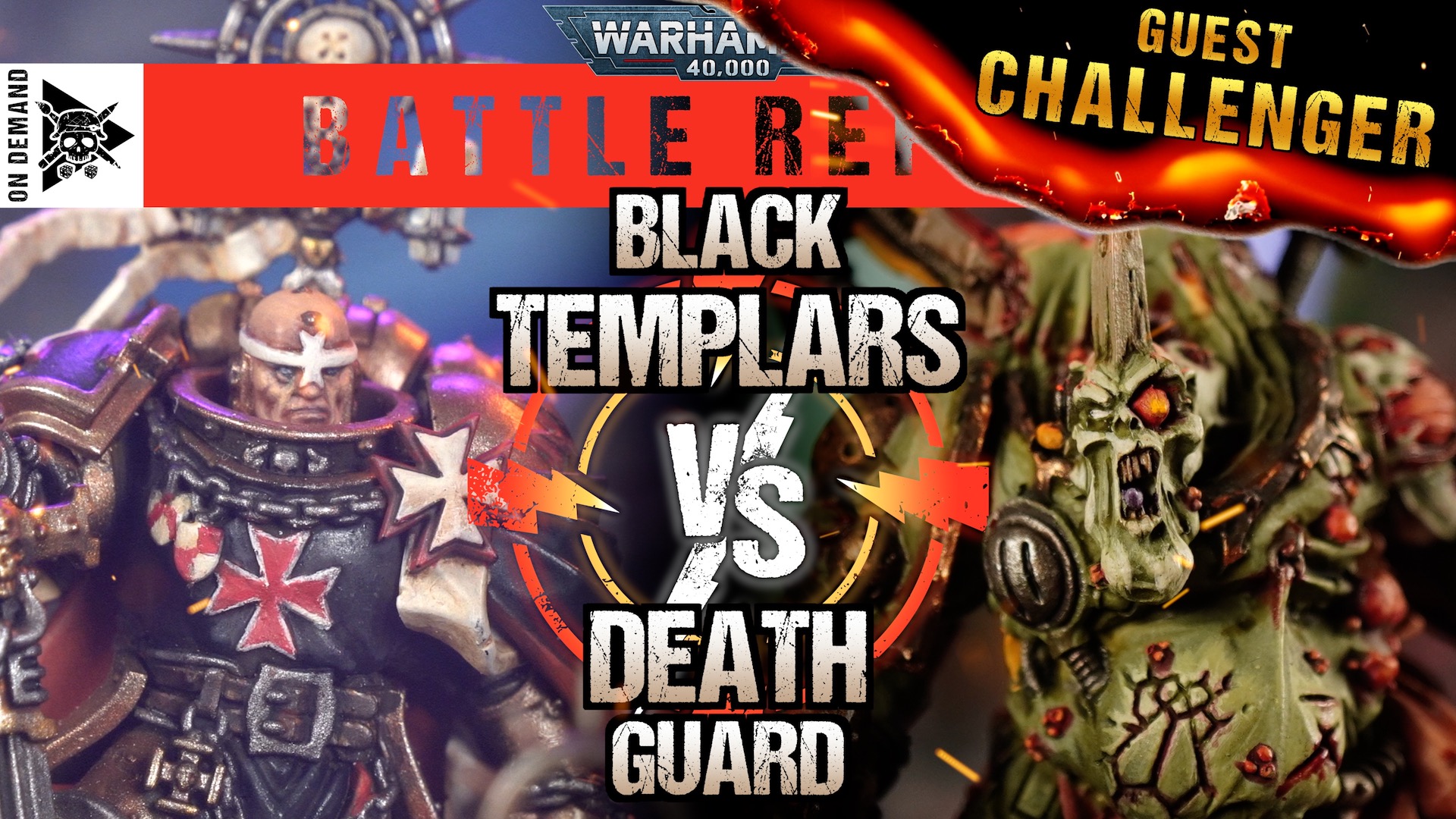 Black Templars vs Death Guard 2000pts | Warhammer 40,000 Battle Report ...