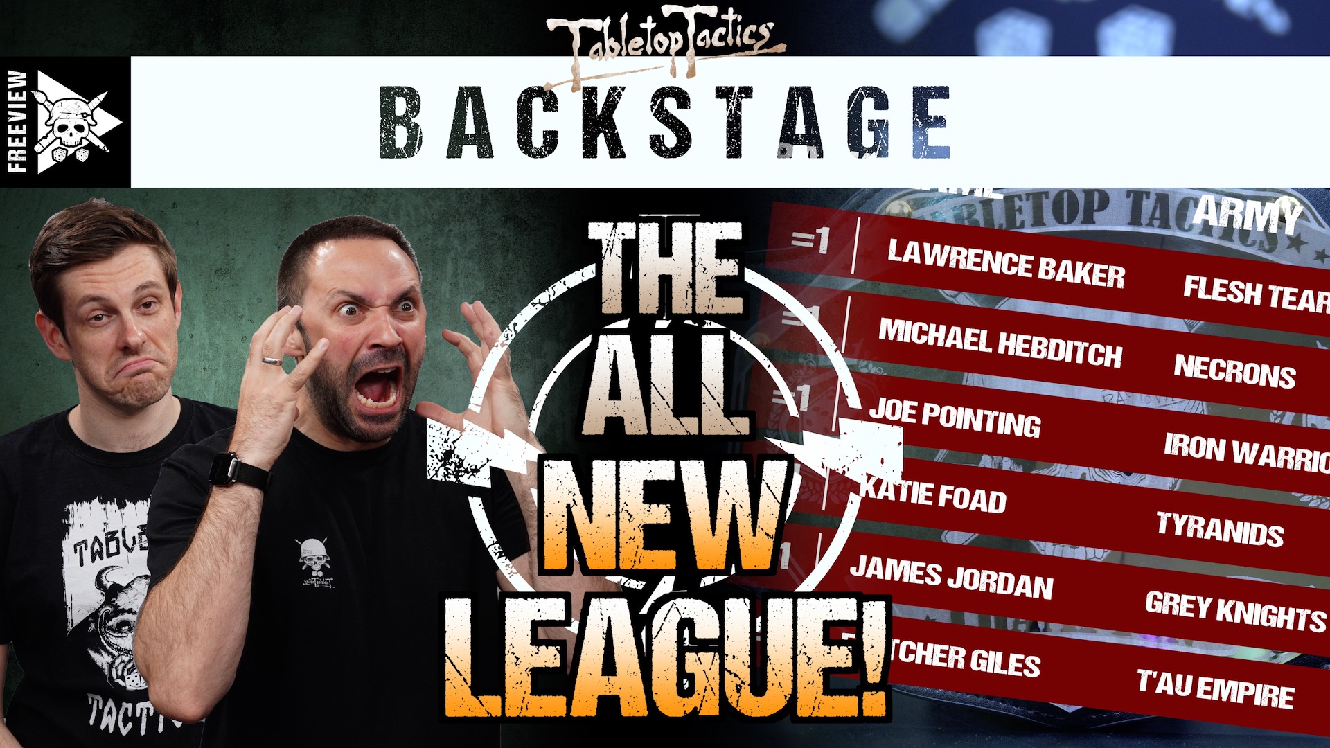 The All New League! | Tabletop Tactics Backstage - Tabletop Tactics