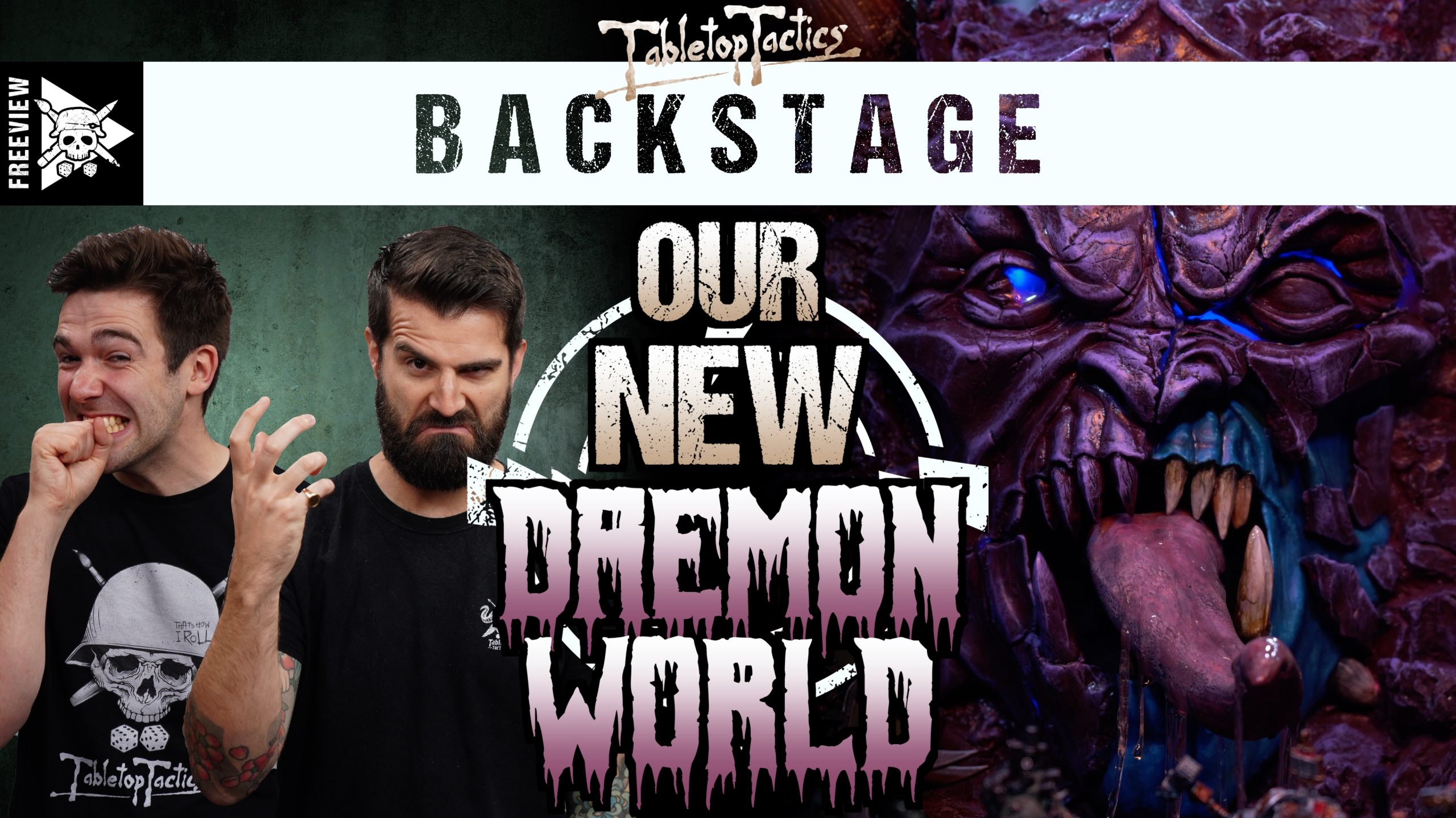 Our new DAEMON WORLD!! | A custom made LIVING Warhammer gaming table ...