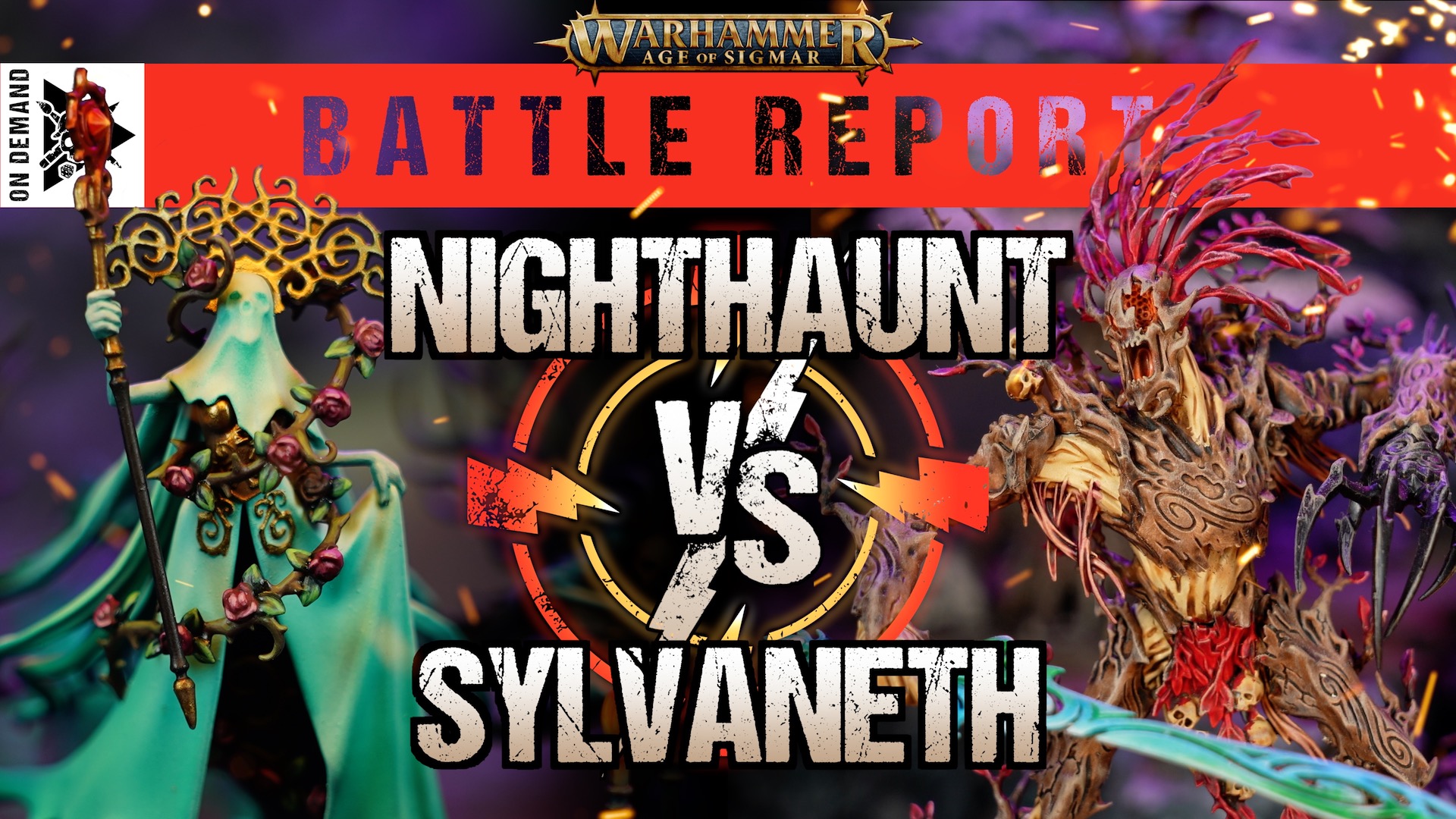 Nighthaunt vs Sylvaneth | Age of Sigmar Battle Report - Tabletop Tactics