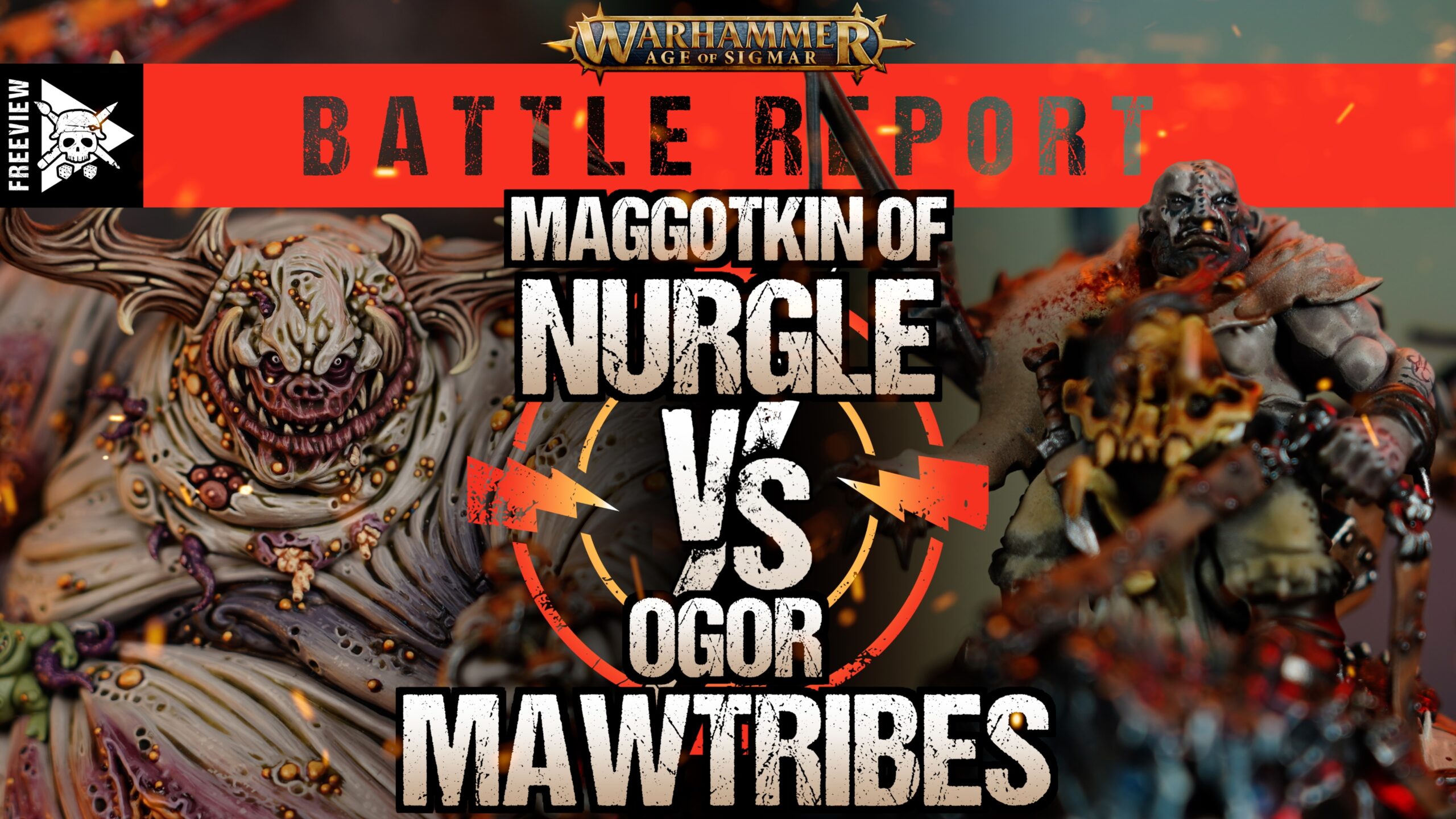 Maggotkin of Nurgle vs Ogor Mawtribes | Age of Sigmar Battle Report ...