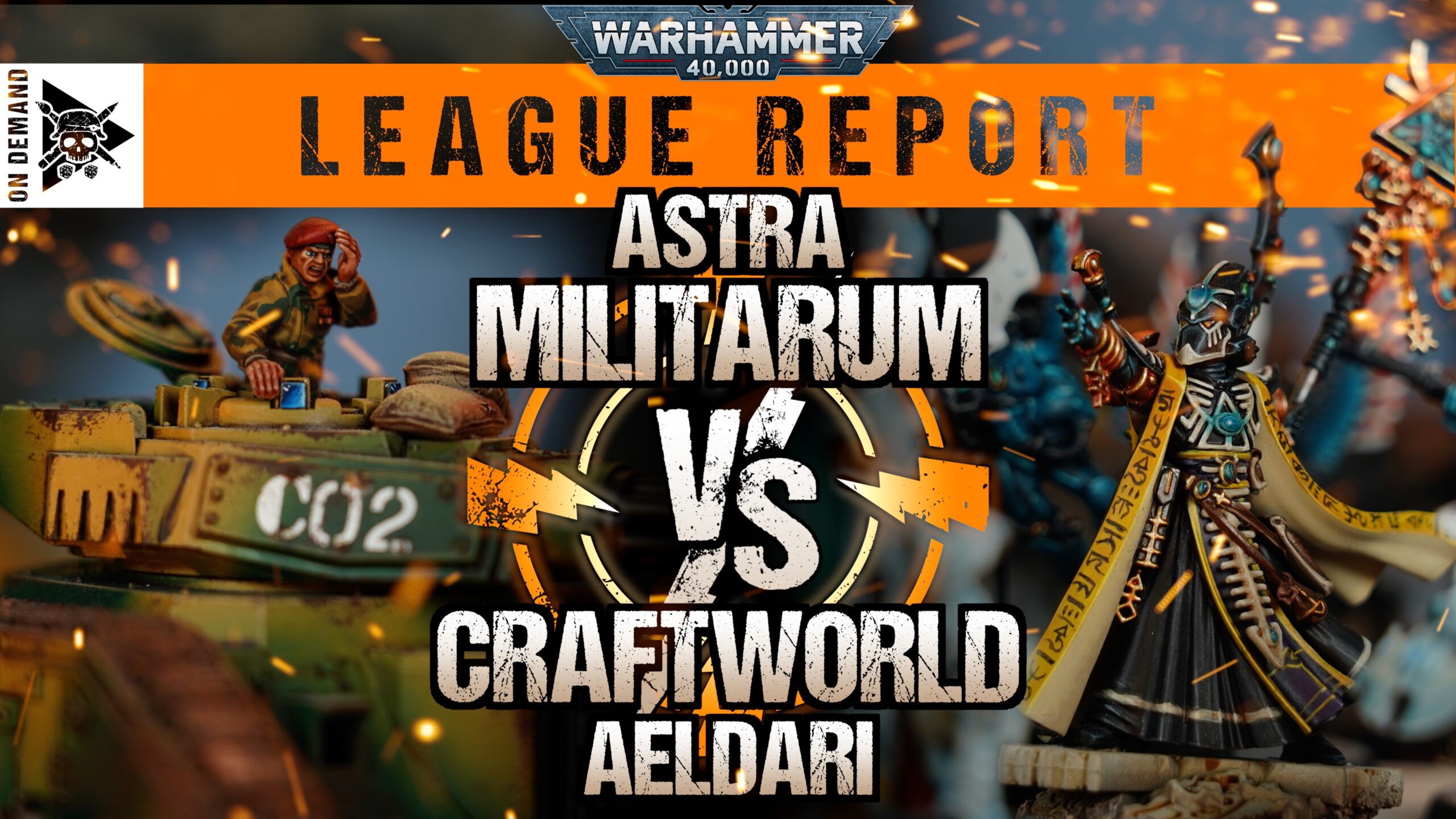 Astra Militarum vs Aeldari | Season 2 Ep 7 Warhammer 40,000 League ...