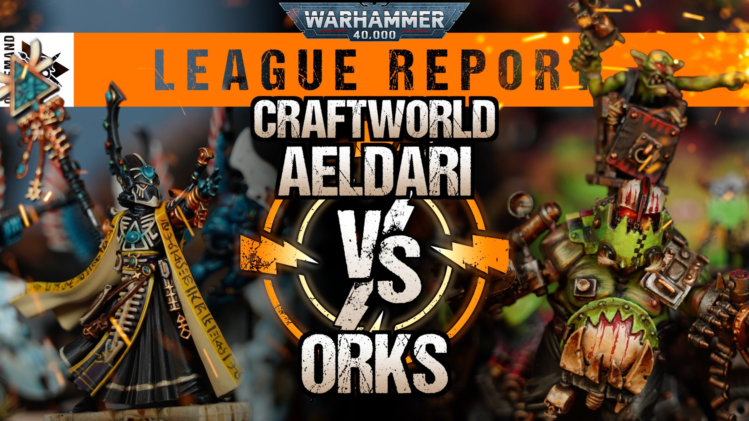 Aeldari vs Orks | Season 2 Ep 11 Warhammer 40,000 League Report ...
