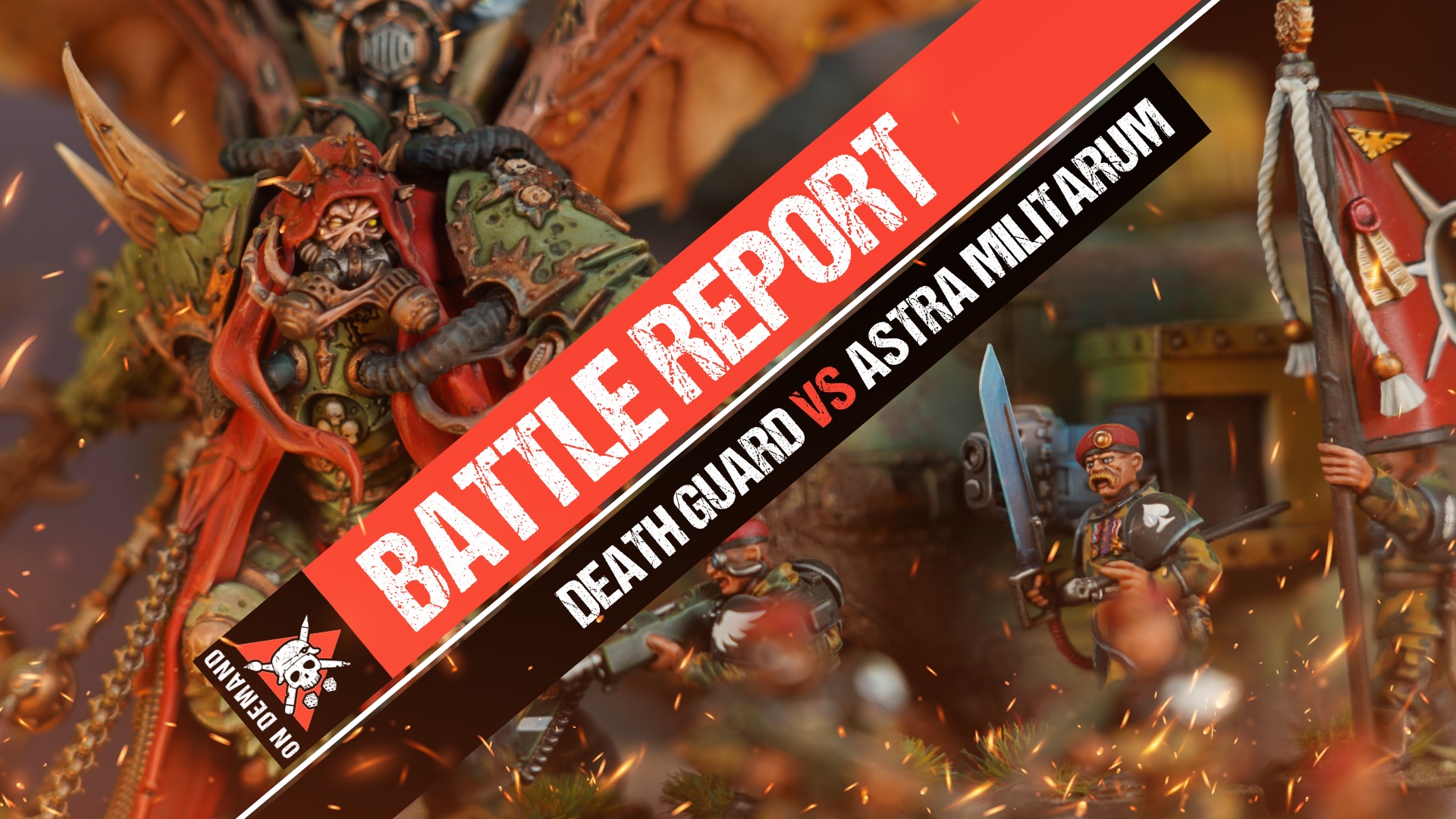 Death Guard vs Astra Militarum | Warhammer 40,000 Battle Report ...