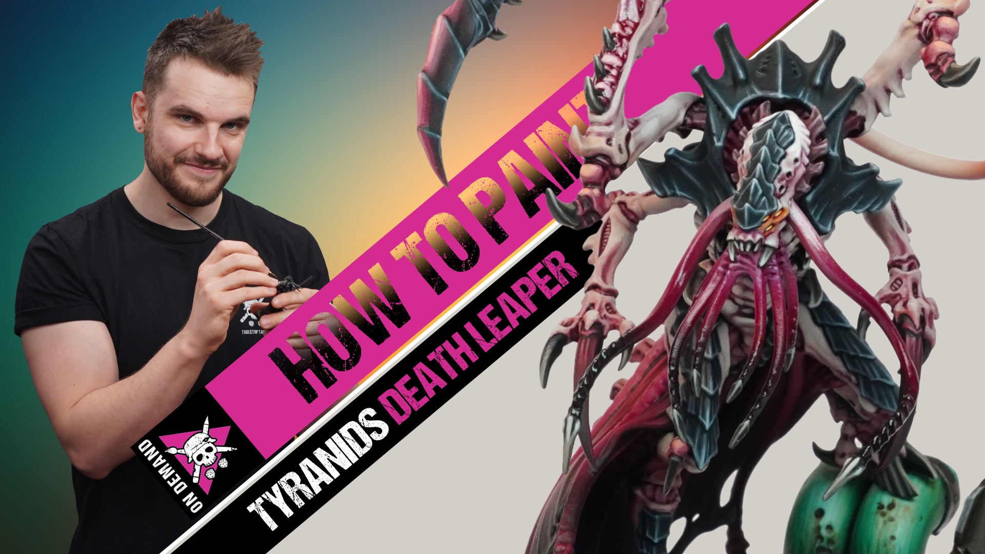 How to Paint the Tyranids Death Leaper | Warhammer 40K How to Paint ...