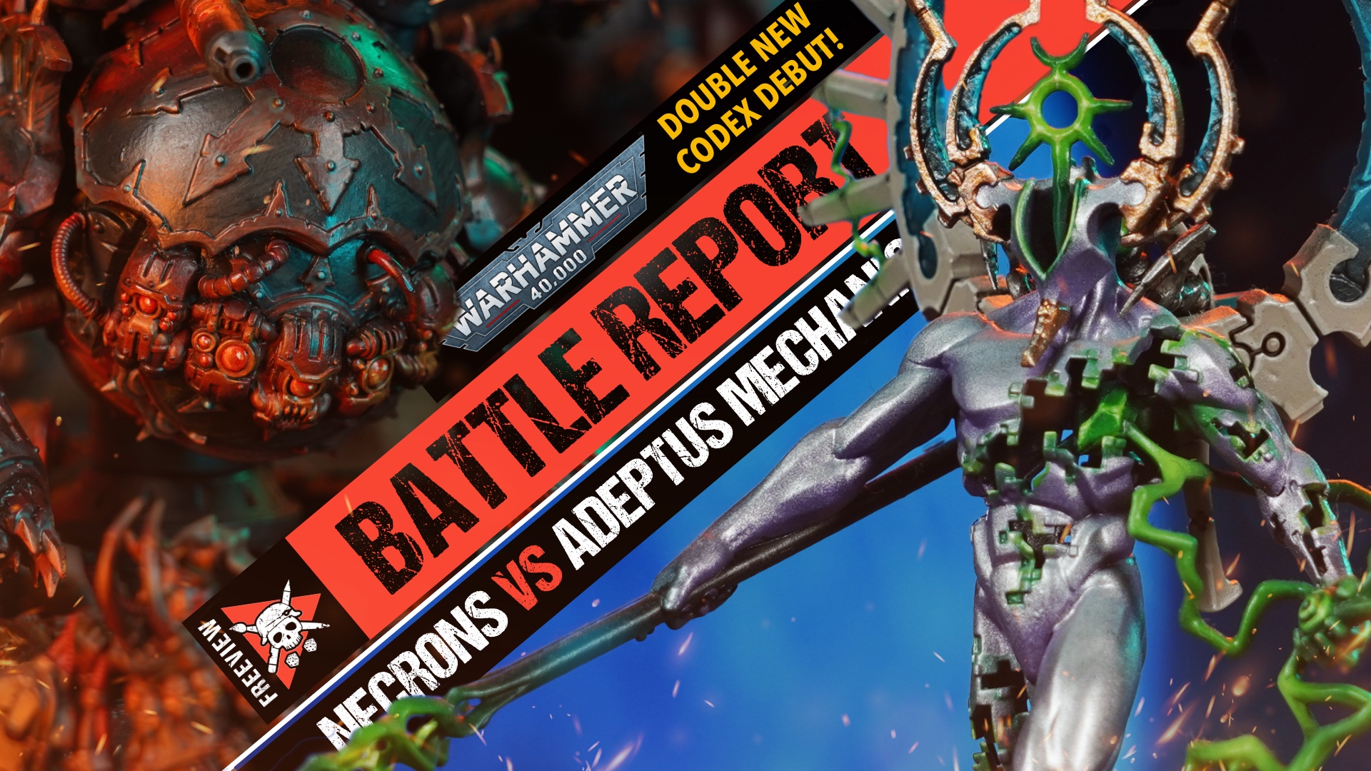 **NEW CODEX** Necrons vs Adeptus Mechanicus | Warhammer 40K Battle ...