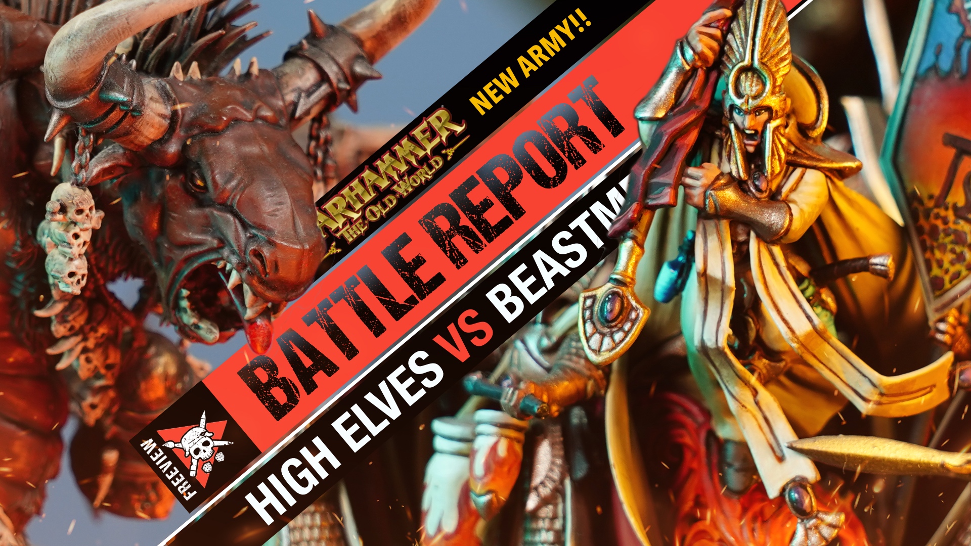 *OLD WORLD* High Elves vs Beastmen Breyherds | Warhammer The Old World ...