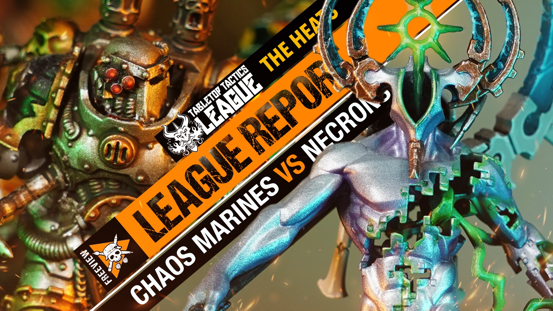 Necrons vs Iron Warriors | Warhammer 40k League Report - Tabletop Tactics