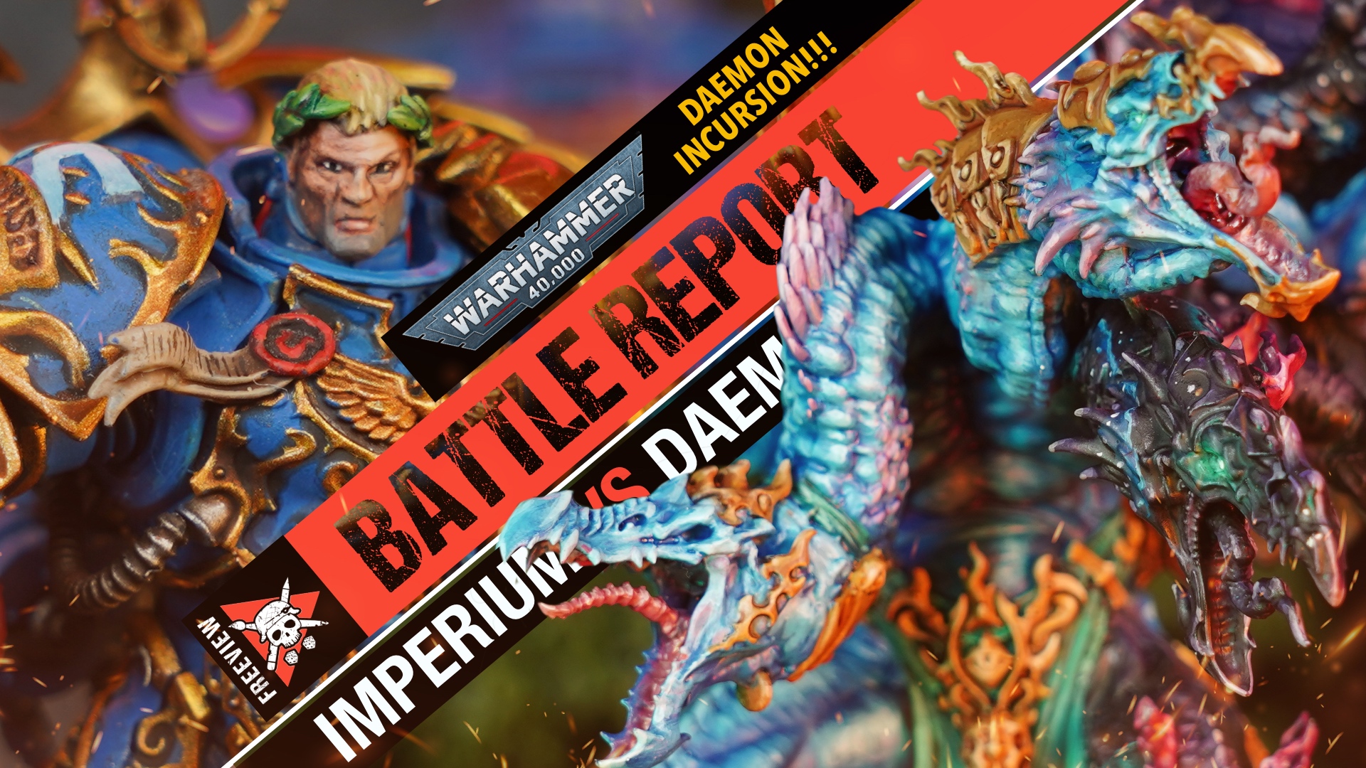 HUGE Daemonic Incursion vs Heroes of the Imperium | Warhammer 40k ...