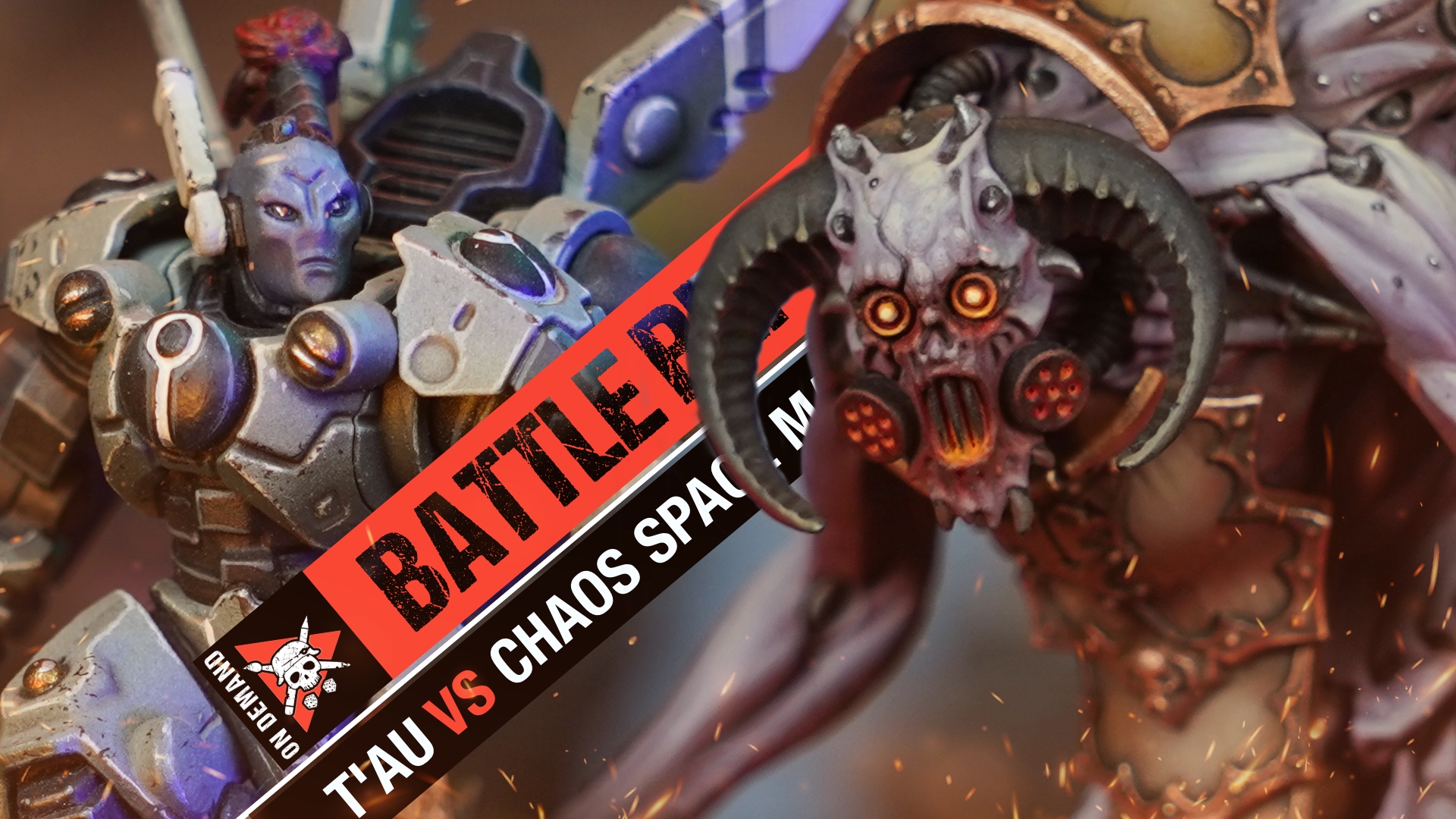 Soulforged Warpack vs T'au Empire | Warhammer 40k Battle Report ...