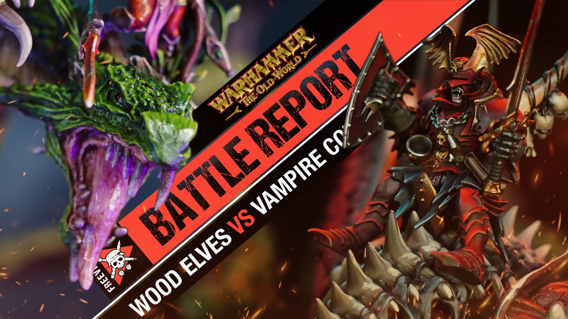 Vampire Counts vs Wood Elf Realms | Warhammer The Old World Battle ...