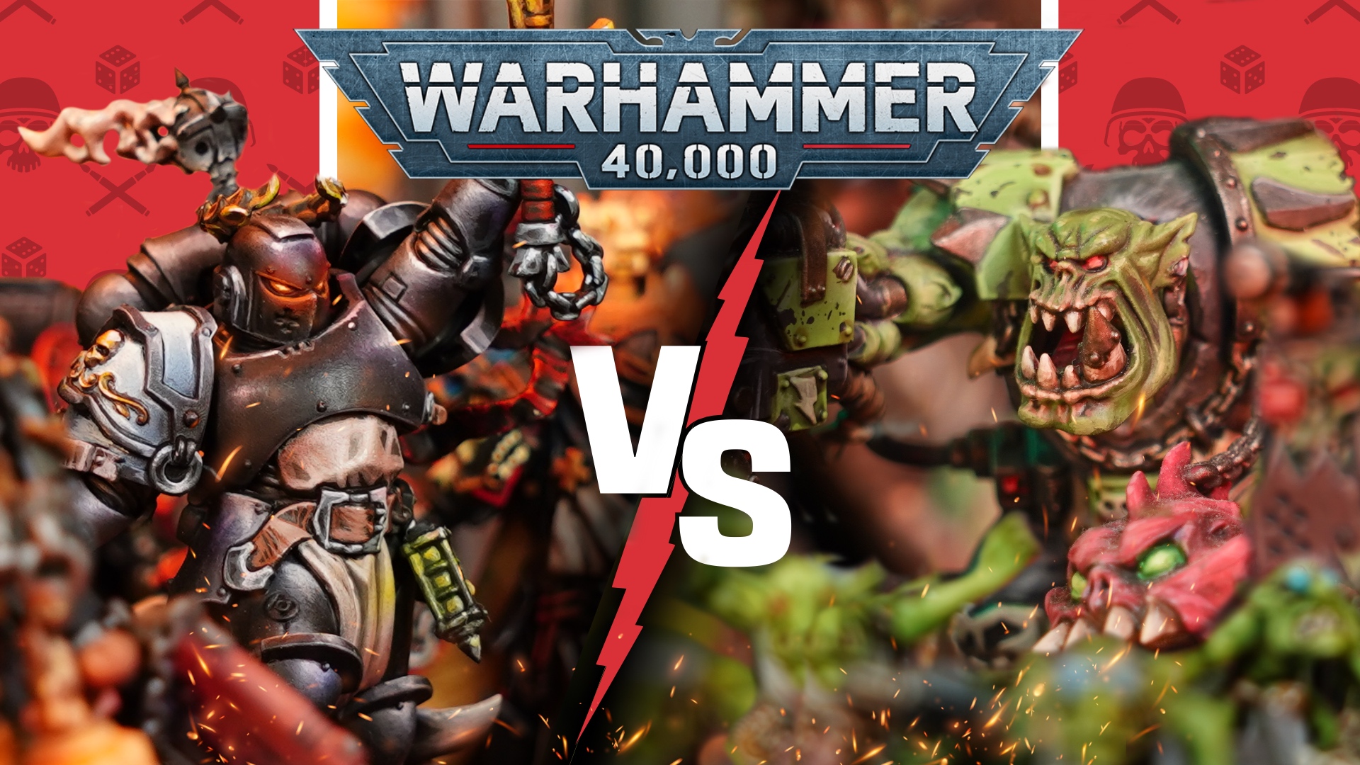 *NEW ARMY!* Black Templars vs Orks | Warhammer 40k Battle Report ...