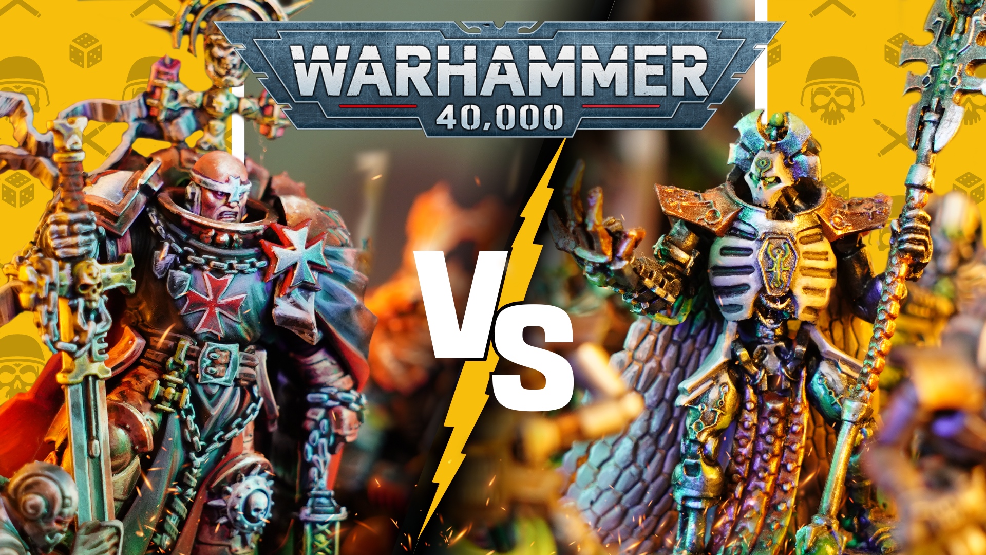 *NEW ARMY!* Black Templars vs Necrons | Warhammer 40k Battle Report ...