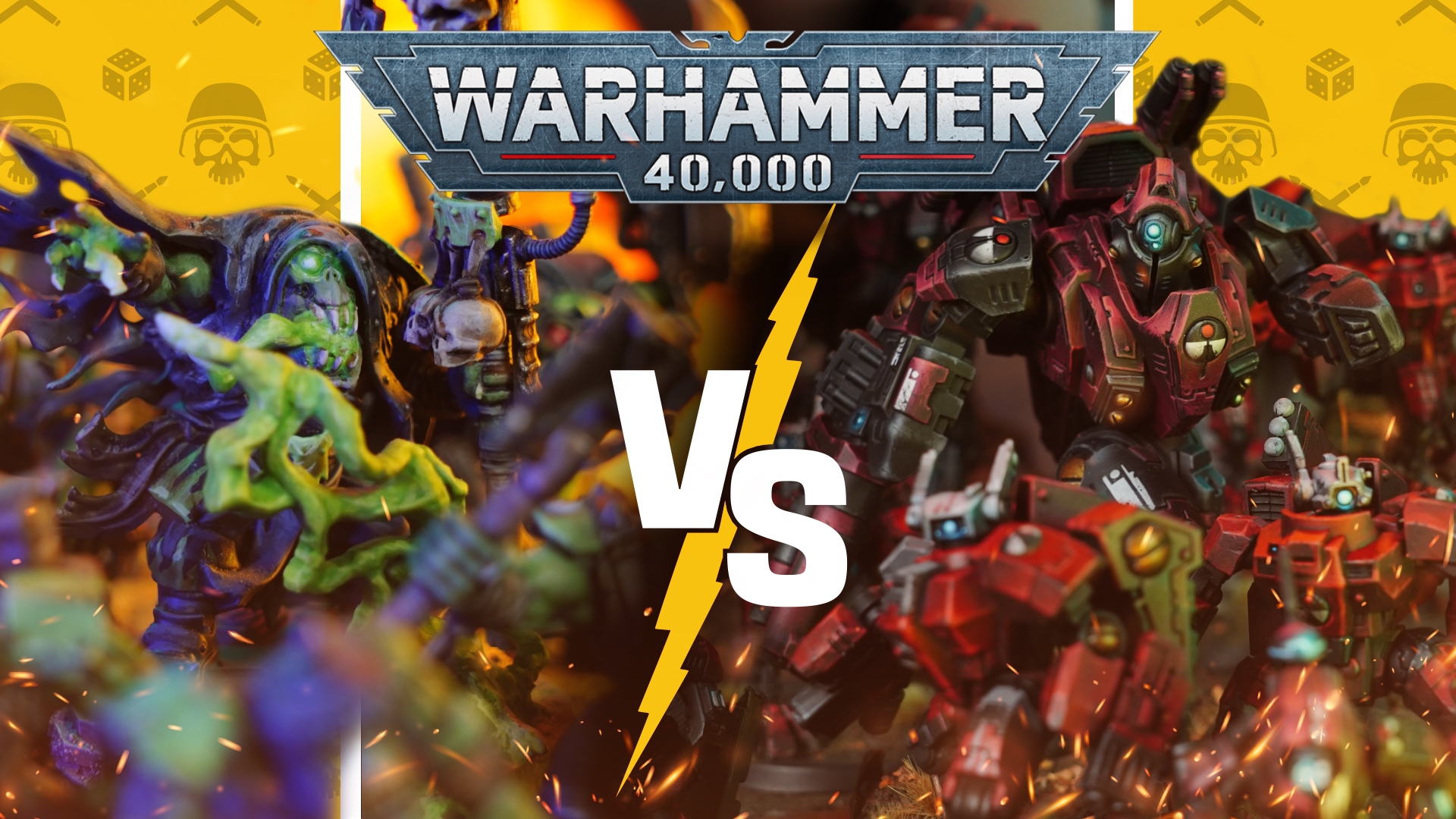 T'au Empire vs Orks | Warhammer 40k Battle Report - Tabletop Tactics