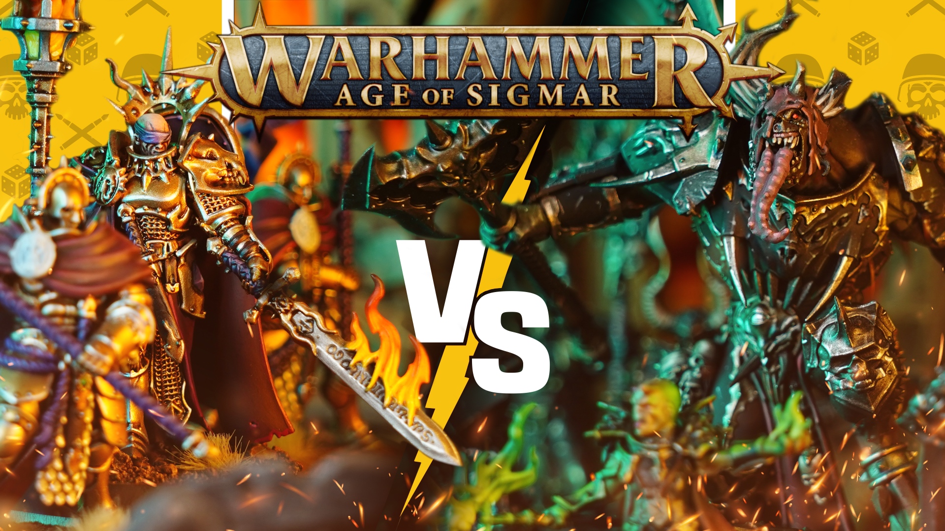 Stormcast Eternals vs Slaves to Darkness | Warhammer AoS Battle Report ...