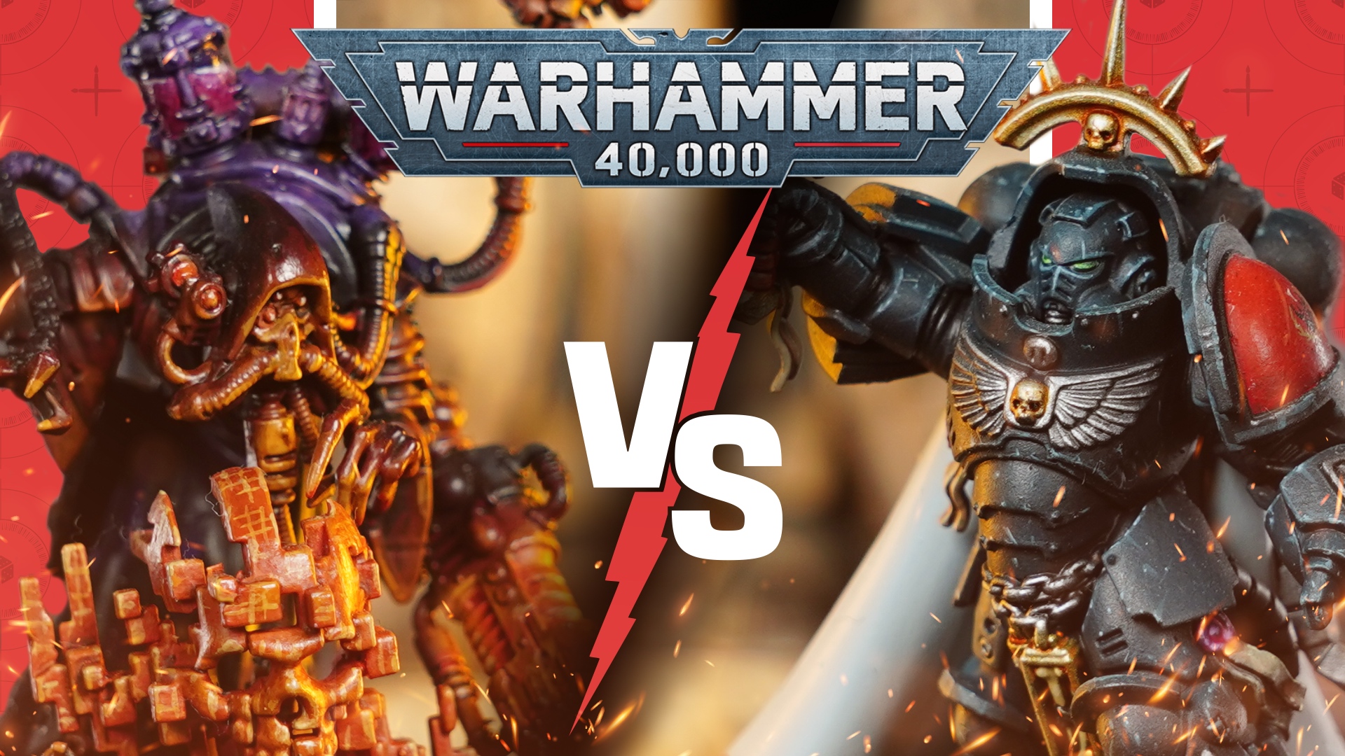 Space Marines vs Dark Mechanicum | Warhammer 40k Battle Report ...
