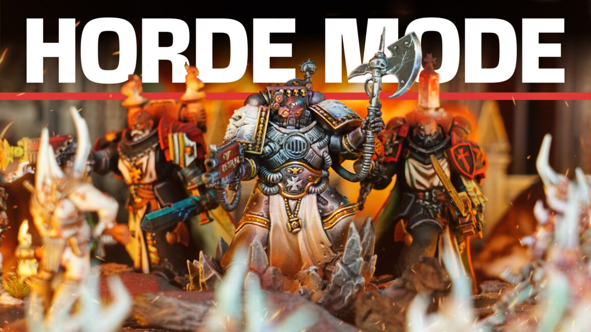 Black Templars vs Death Guard | Horde Mode Battle Report - Tabletop Tactics