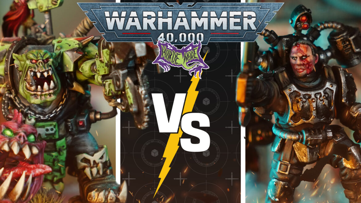 Orks vs Astra Militarum | Warhammer 40k Horde Mode Battle Report ...