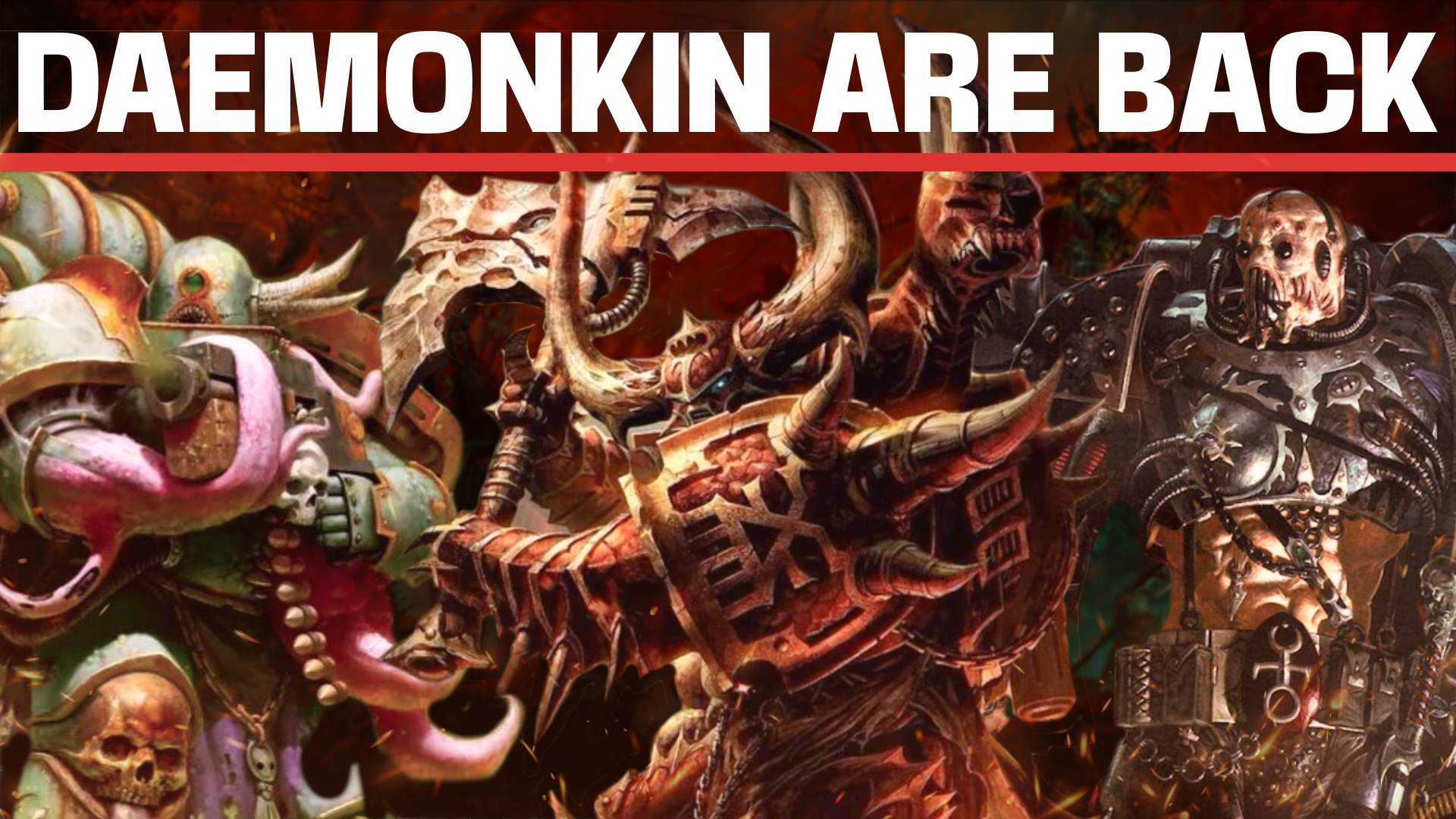 Are The Daemonkin returning to 40K? New Emperor's Children and more ...