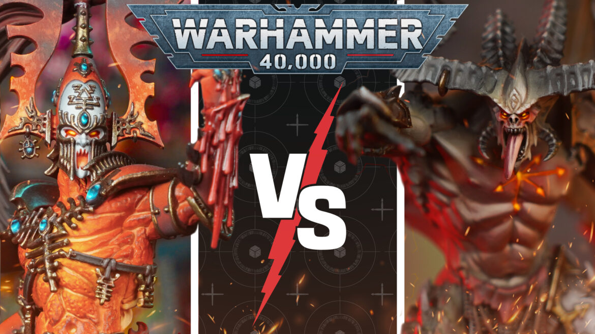 Aeldari vs Chaos Daemons | Warhammer 40k Horde Mode Battle Report ...