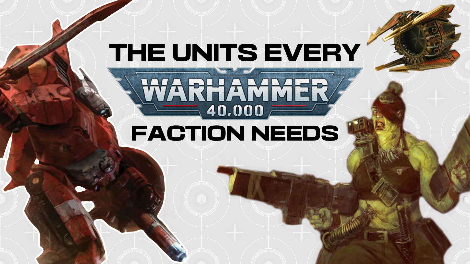 The Units EVERY 40K Faction Needs - From Combat T'au to Chaos Drop Pods ...