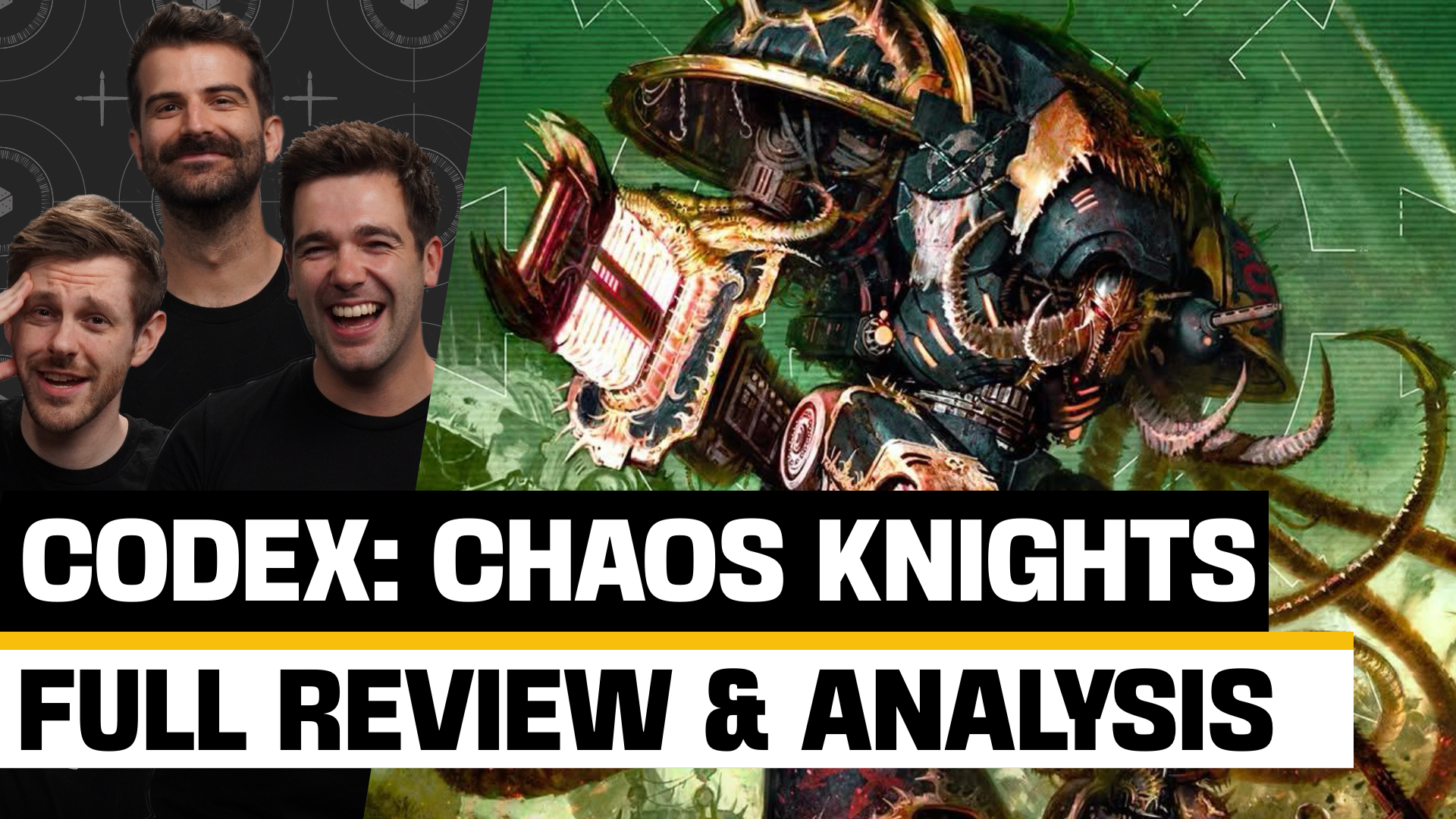 Codex: Chaos Knights 10th Edition Review | Warhammer 40k Faction Focus ...