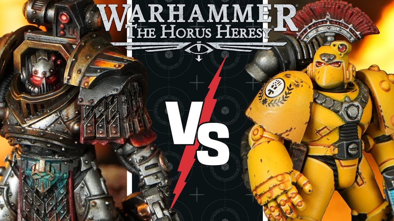 *HORUS HERESY!* Iron Warriors vs Imperial Fists | Horus Heresy Battle ...