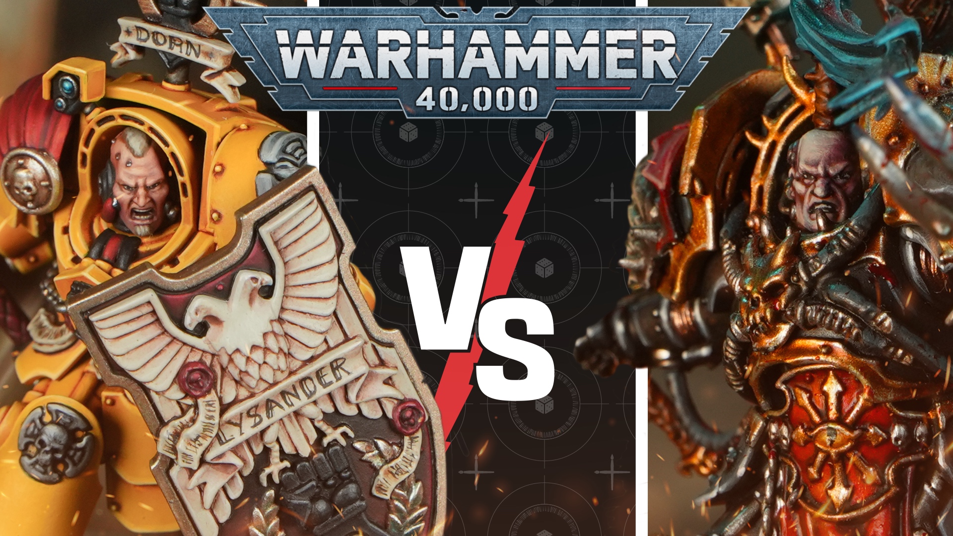 Imperial Fists vs Chaos Space Marines | Warhammer 40k Battle Report ...