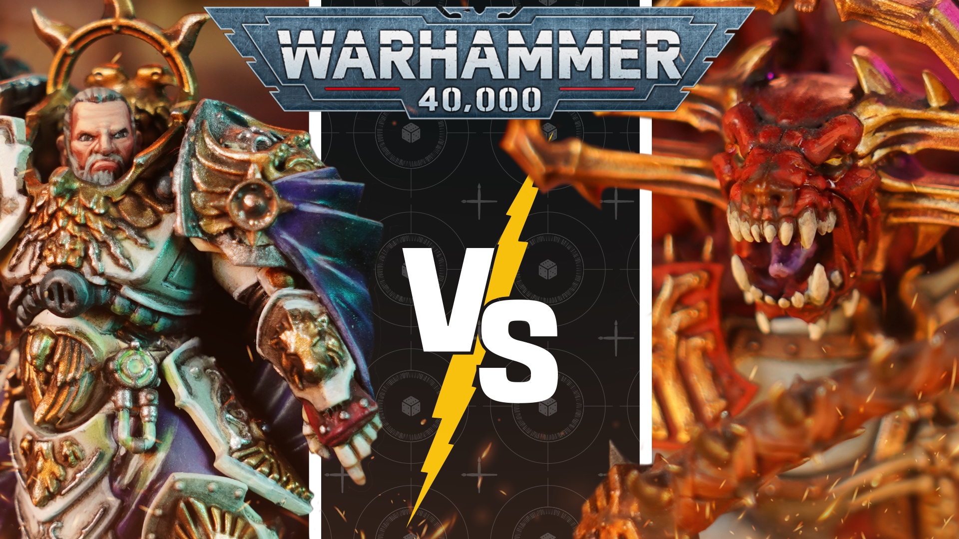 Adeptus Custodes vs Chaos Daemons | Warhammer 40k Battle Report ...