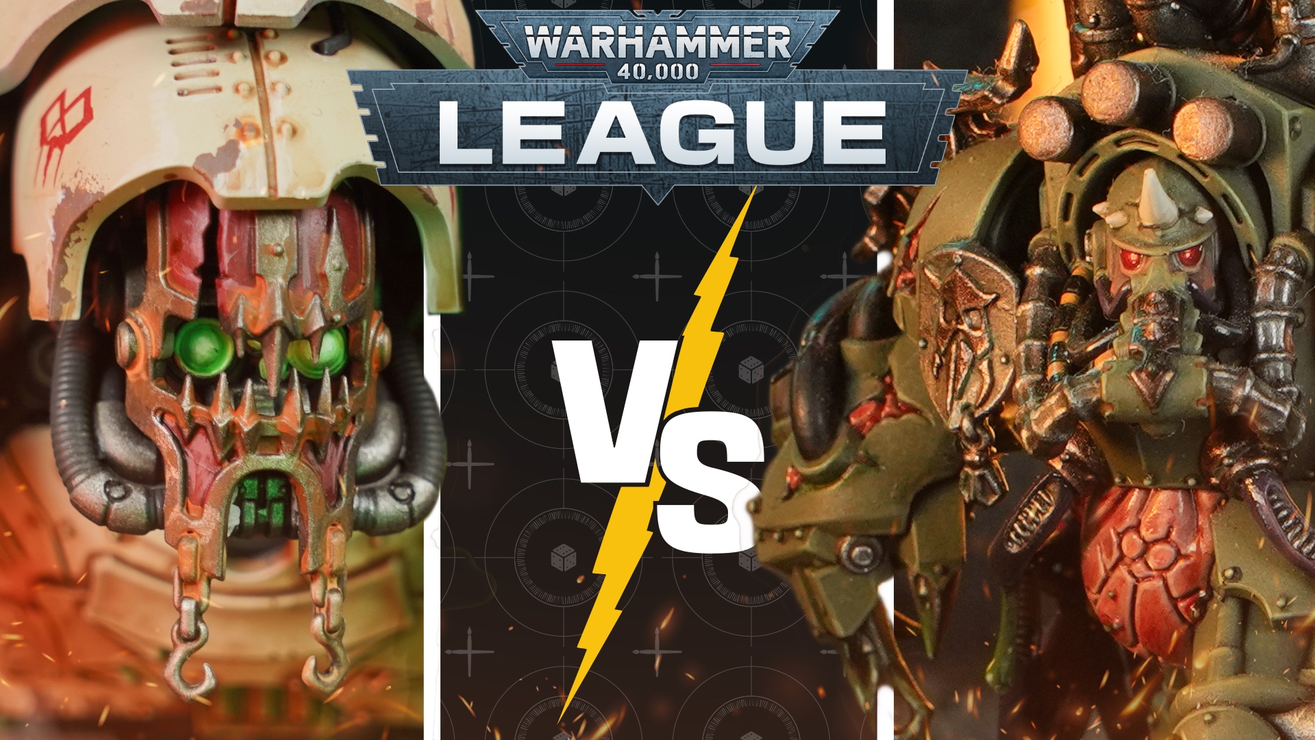 Death Guard vs Chaos Knights | Warhammer 40k League Report - Tabletop ...