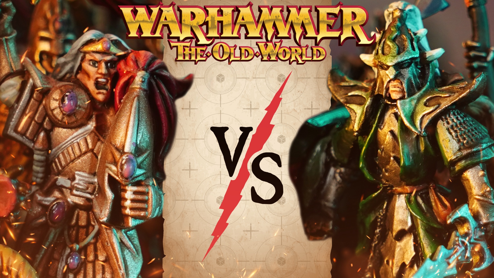 High Elves vs Dark Elves | Warhammer Old World Battle Report - Tabletop ...