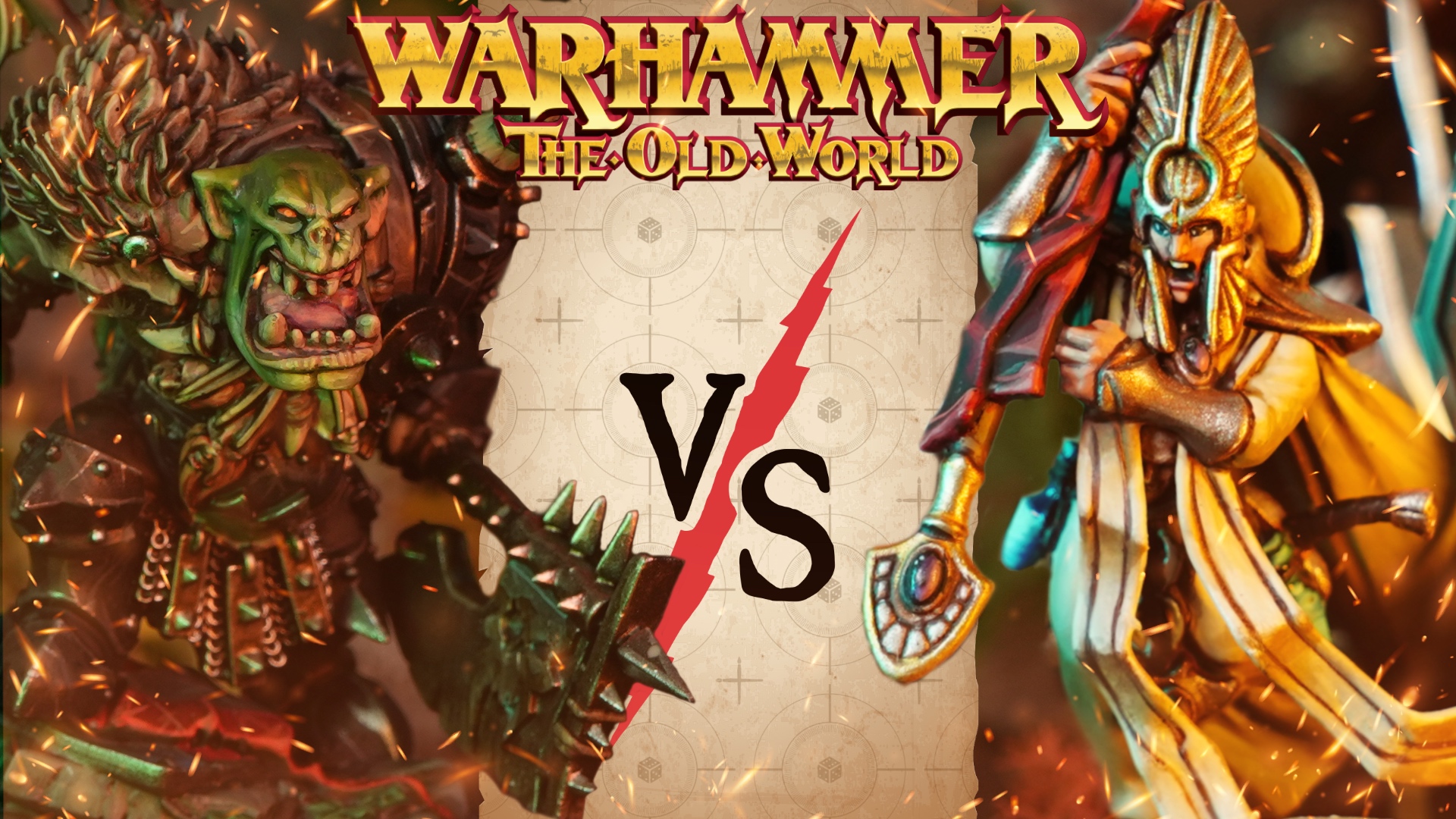 High Elves vs Orcs & Goblins | Warhammer The Old World Battle Report ...
