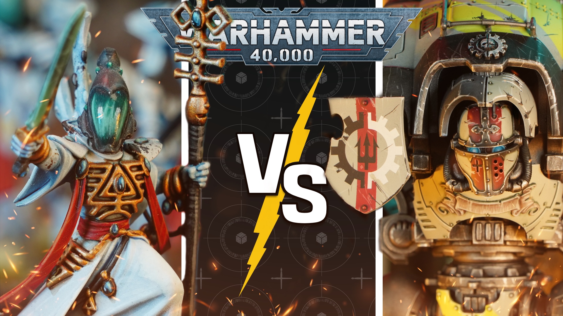 Aeldari vs Imperial Knights | Warhammer 40k Battle Report - Tabletop ...