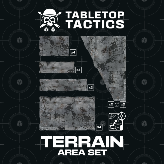 11th Edition Terrain Area Layout Mat Sets - Tabletop Tactics